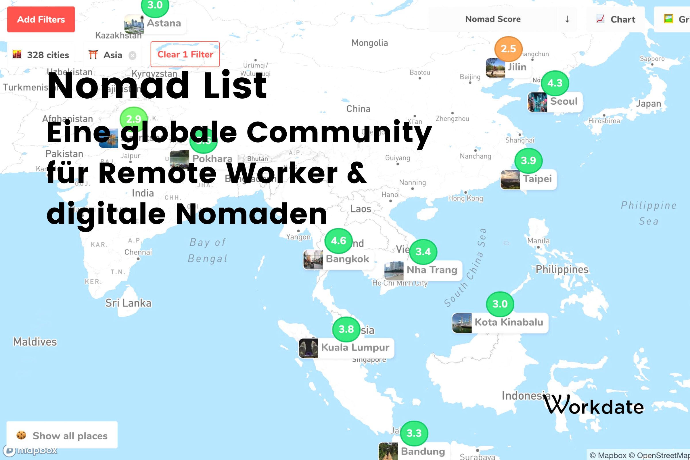 Nomad List – Globale Community für Remote Worker & digitale Nomaden