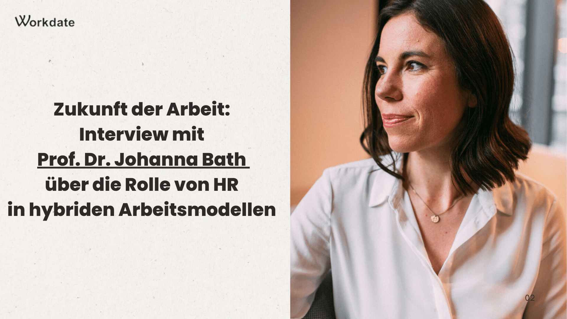 Zukunft der Arbeit: Interview mit Prof. Dr. Johanna Bath